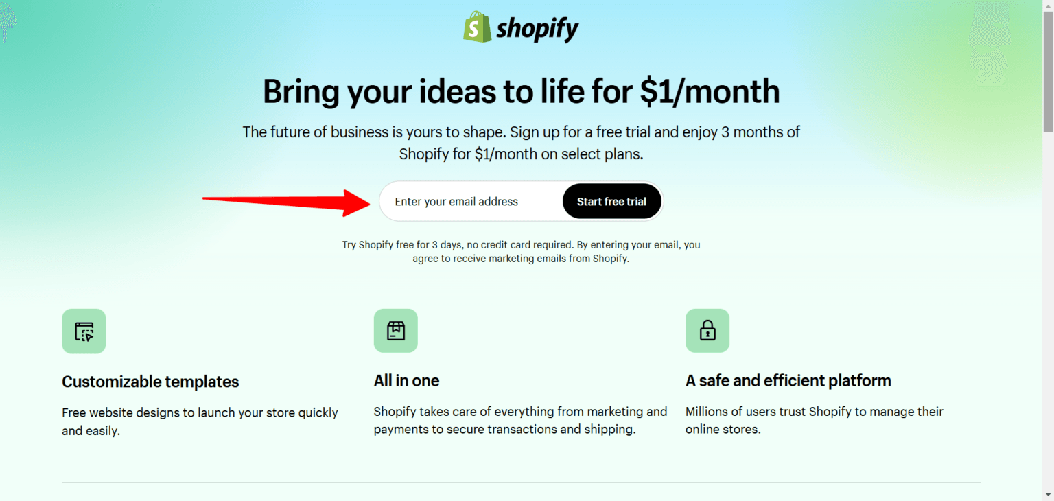 Shopify Free Trial - 90 Days For $1 Monthly (2026) April